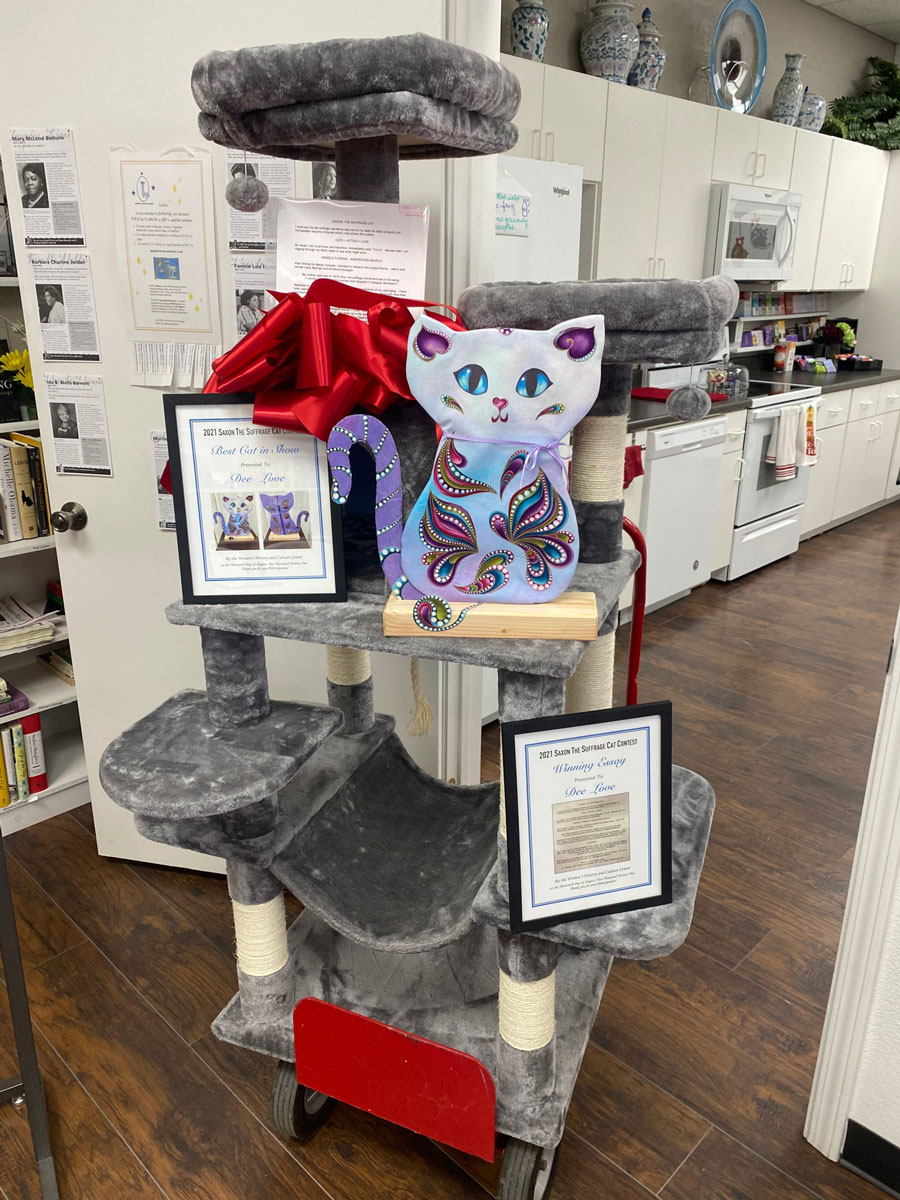 2022 Decorate Saxon the Suffrage Cat Contest - WHCC